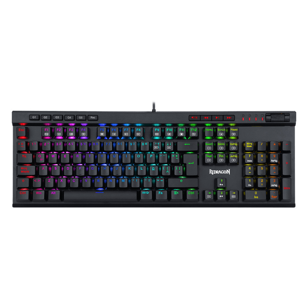 Teclado Redragon Vata K580RGB-PRO Mecanico Outemu Brown Negro RGB ESP