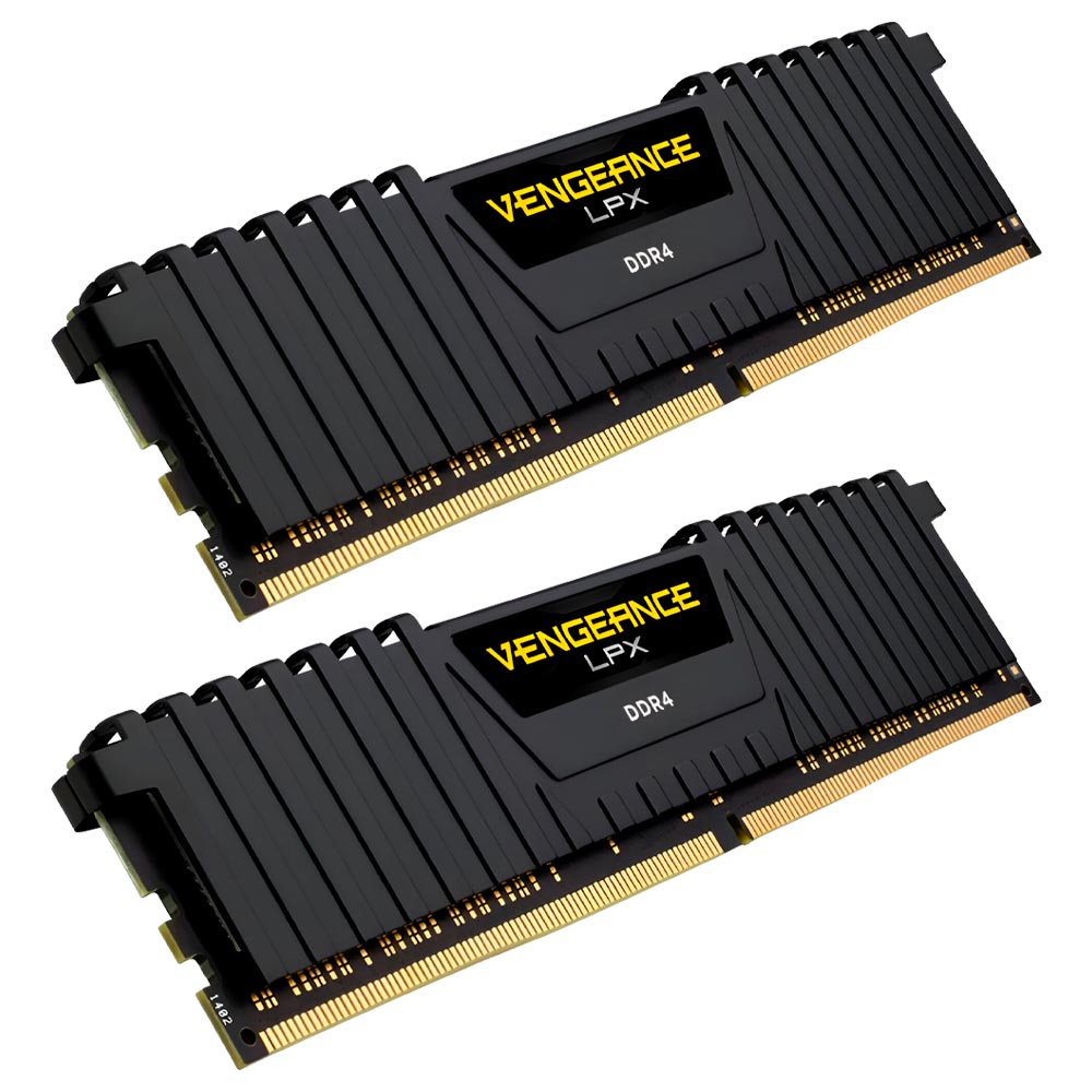Memoria RAM Corsair Vengeance LPX DDR4 16GB (2x8GB) 3200MHz Negro (CMK16GX4M2E3200C16)