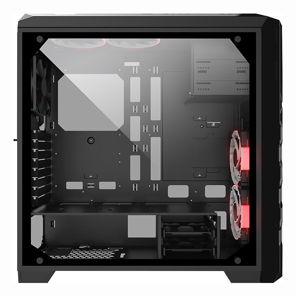 Gabinete Gamer AZZA Storm 6000B CSAZ-6000A Mid Tower 5 Cooler ARGB Negro
