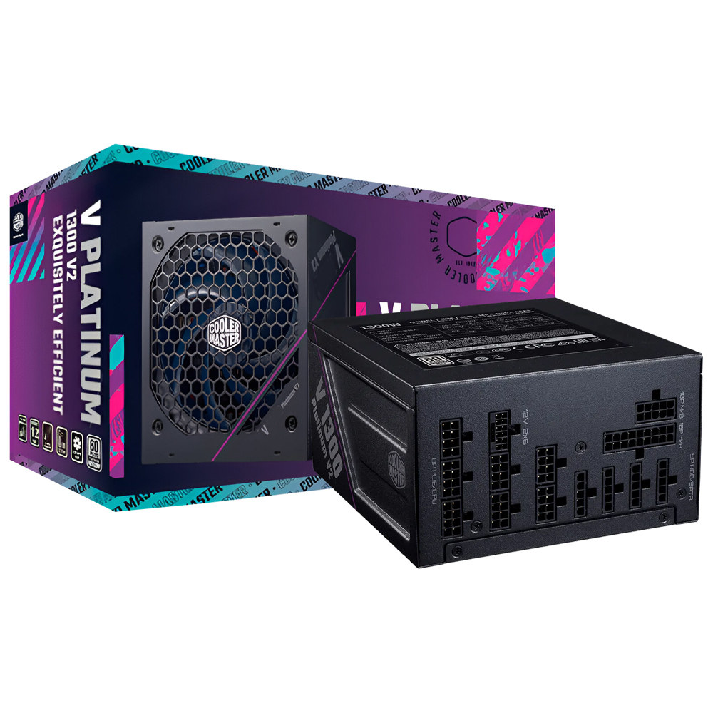 Fuente de Alimentación Cooler Master V Platinum 1300 V2 1300W Modular 80 Plus Platinum - MPZ ...